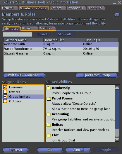Setting Up Bot For Invitations Viewer V1 Smartbots Documentation Second Life Bot Hosting