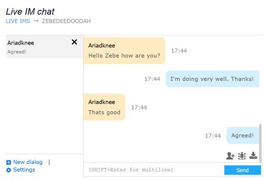 Live IMs updated: completely new look and feel! :: SmartBots :: Second ...