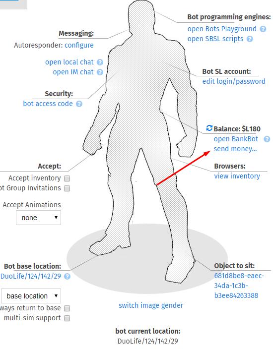 L$ Balance improvement in Bot Control Panel :: SmartBots :: Second Life ...