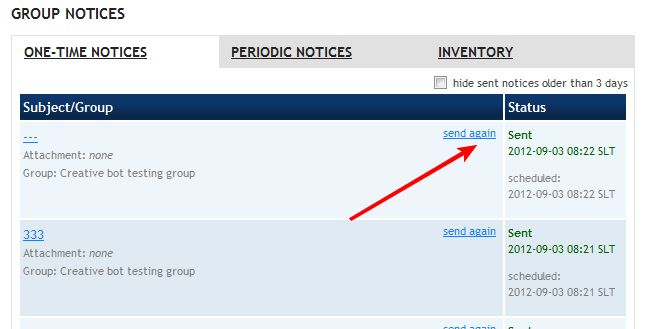 Group Notices Service Smartbots Documentation Second Life Bot 9708