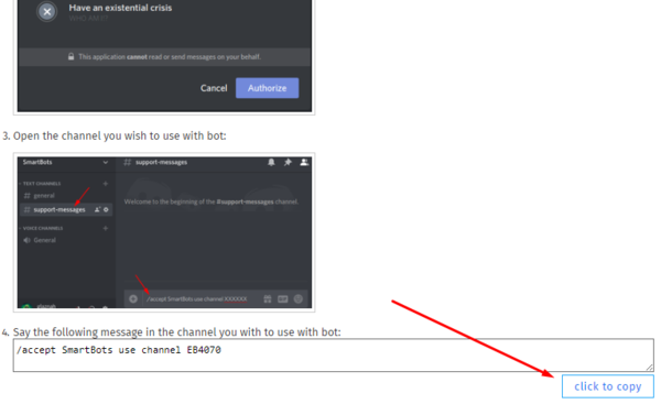 Support Bot Discord Integration Smartbots Documentation Second Life Bot Hosting Group
